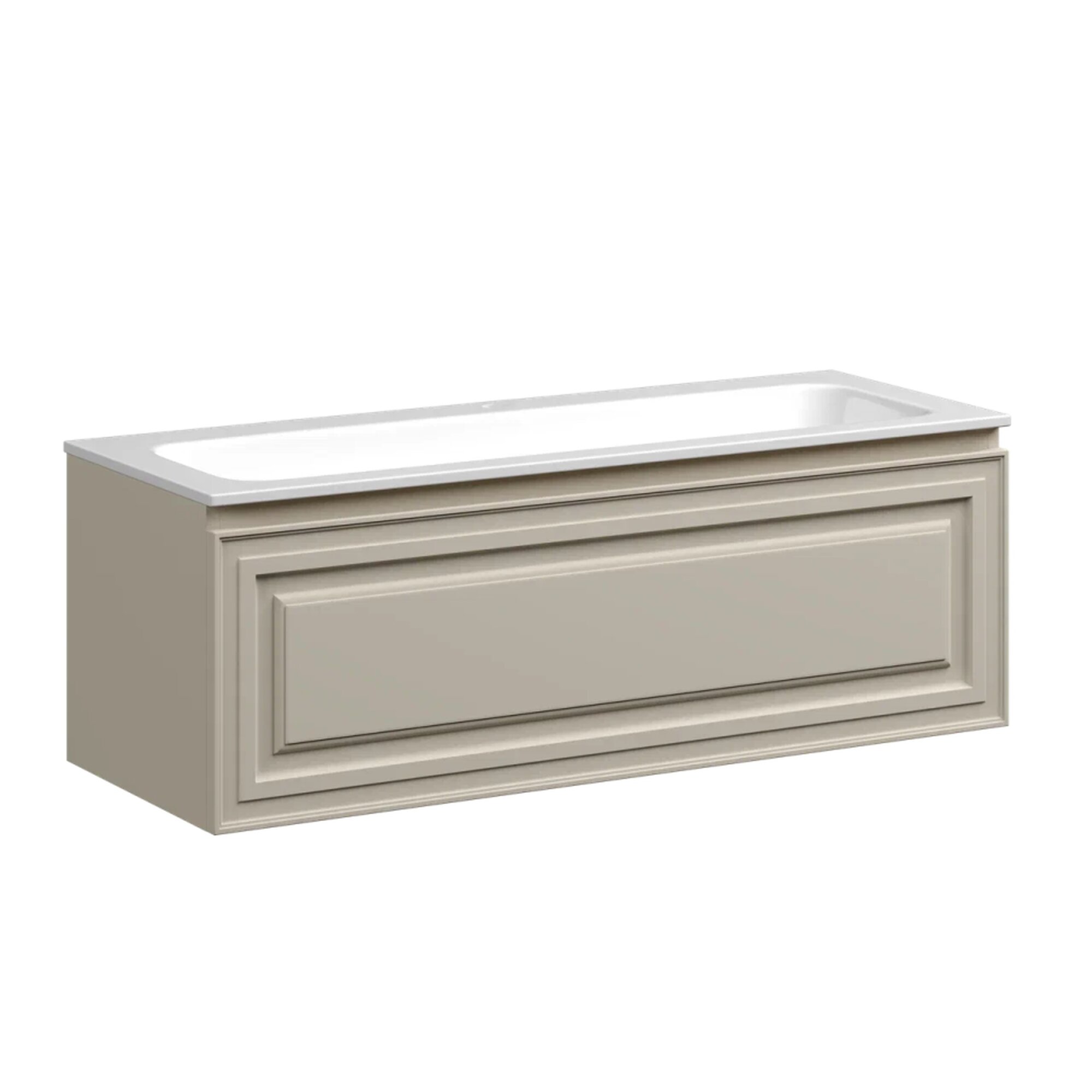 Тумба подвесная SANCOS Very 1195х445х406, c одним ящиком оснащенным доводчиками, Beige Soft , арт. VR120CE