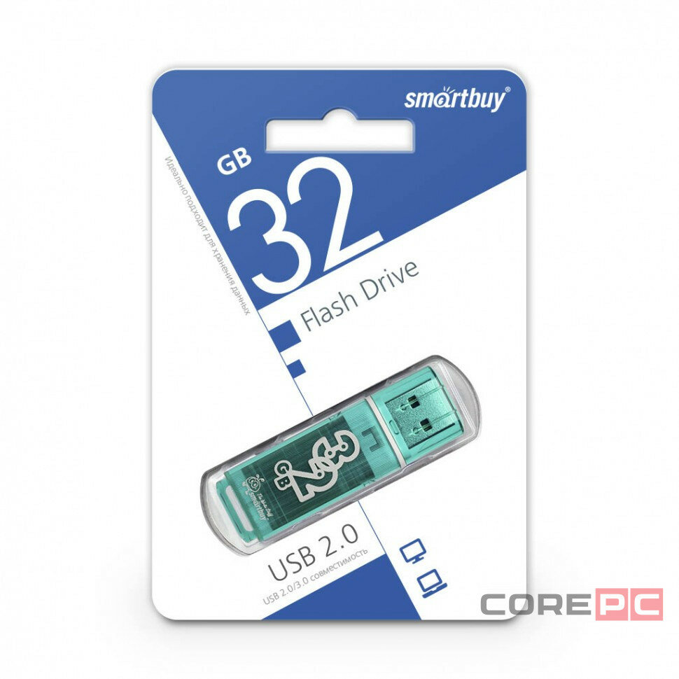 USB флеш накопитель Smartbuy 32GB Glossy Green (SB32GBGS-G)