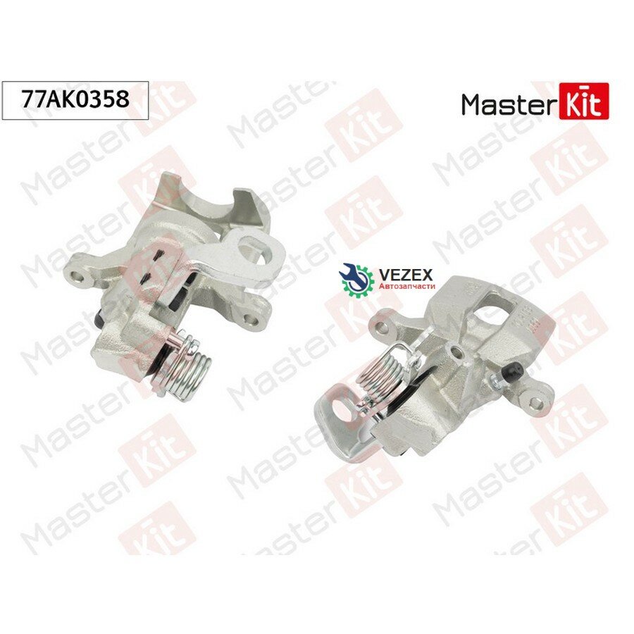 MASTERKIT 77AK0358 77AK0358 Тормозной суппорт зад. лев. Honda JAZZ III (GE_, GG_, GP_)/JAZZ IV (GK_) 2007 -