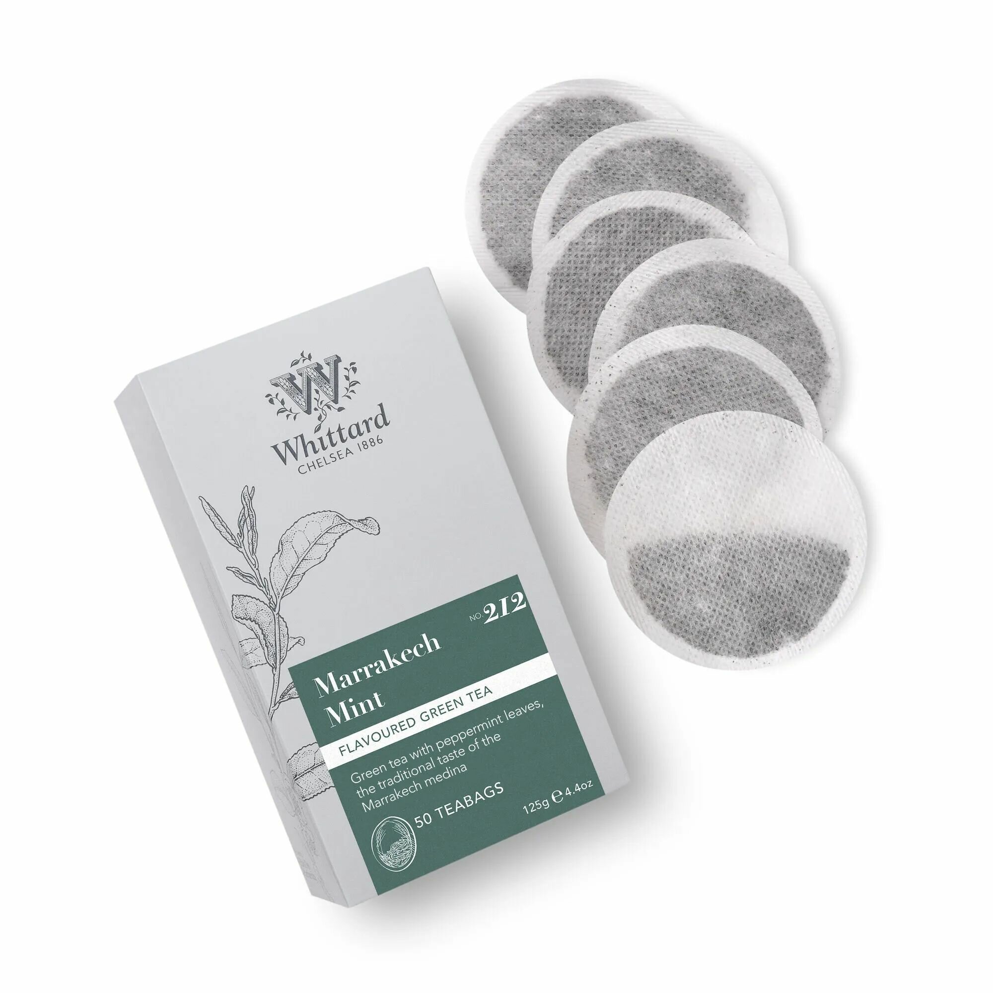 Whittard of Chelsea 1886 Чай в пакетиках Marrakech Mint 50шт