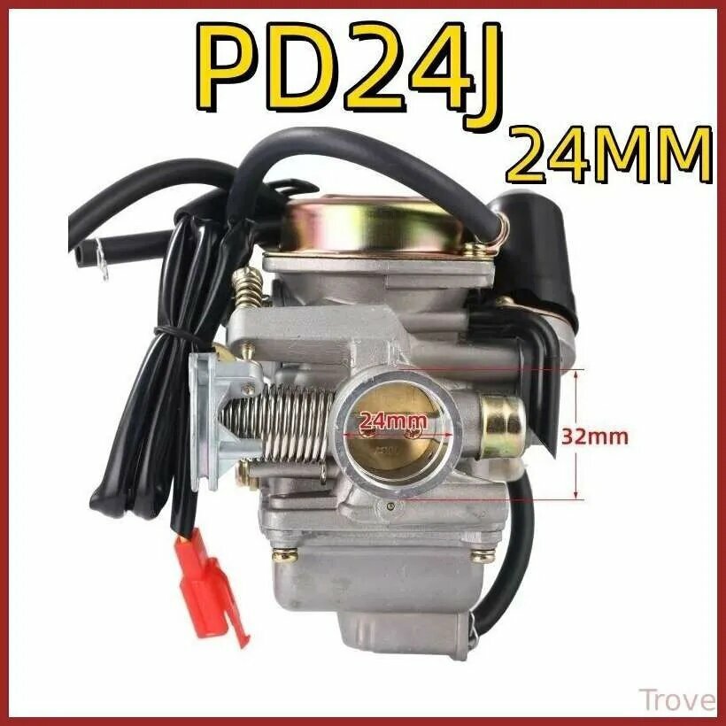 PD24J- 24мм карбюратор GY6 Heroic 125 150cc ATV квадроцикл скутер