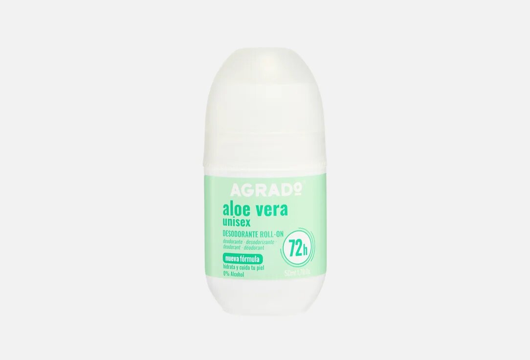 AGRADO Aloe Vera Unisex Дезодорант-антиперспирант шариковый 50мл