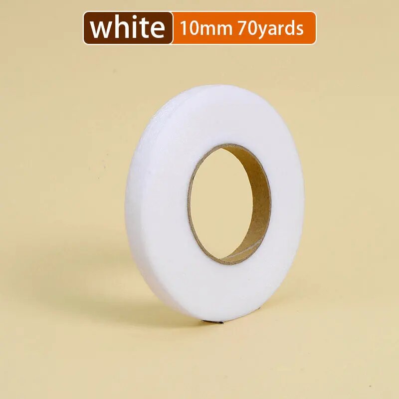 Двусторонний термоклей 70 ярдов для подшивания Белый, White 10mm