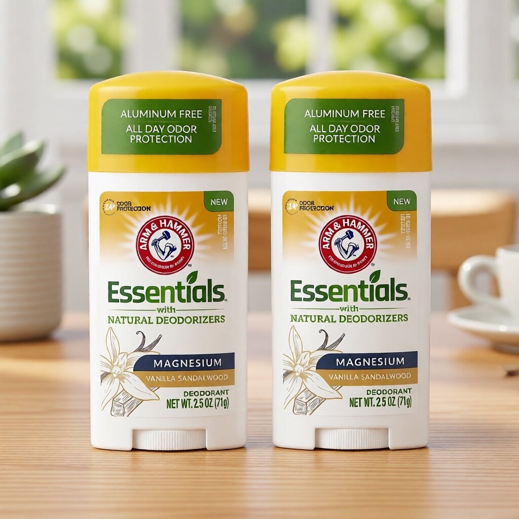 Arm & Hammer, Essentials, дезодорант с натуральными дезодорирующими компонентами, магний, ваниль и сандаловое дерево, 71 г (2 шт)