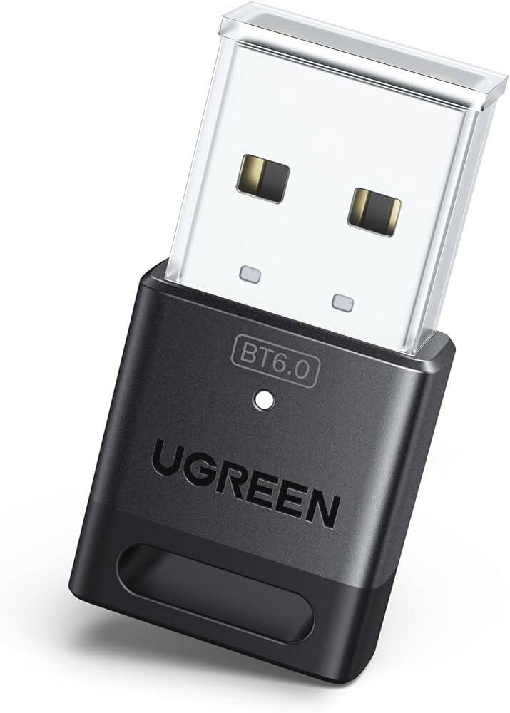 Bluetooth адаптер Ugreen CM748 BT6.0, черный — фото 1