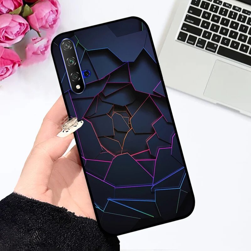 Чехол для Honor 20 Pro 20 Lite 4G, мягкий силиконовый защитный чехол из ТПУ для телефона Huawei Honor 20S, матовый противоударный бампер