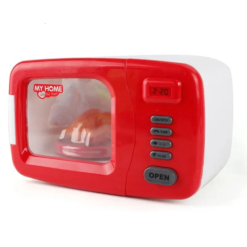 Игрушка микроволновка SONGYI, Красный