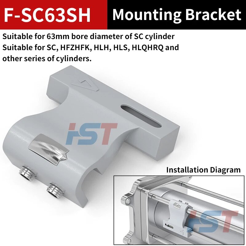 Крепление для пневматического цилиндра F-SC63SH