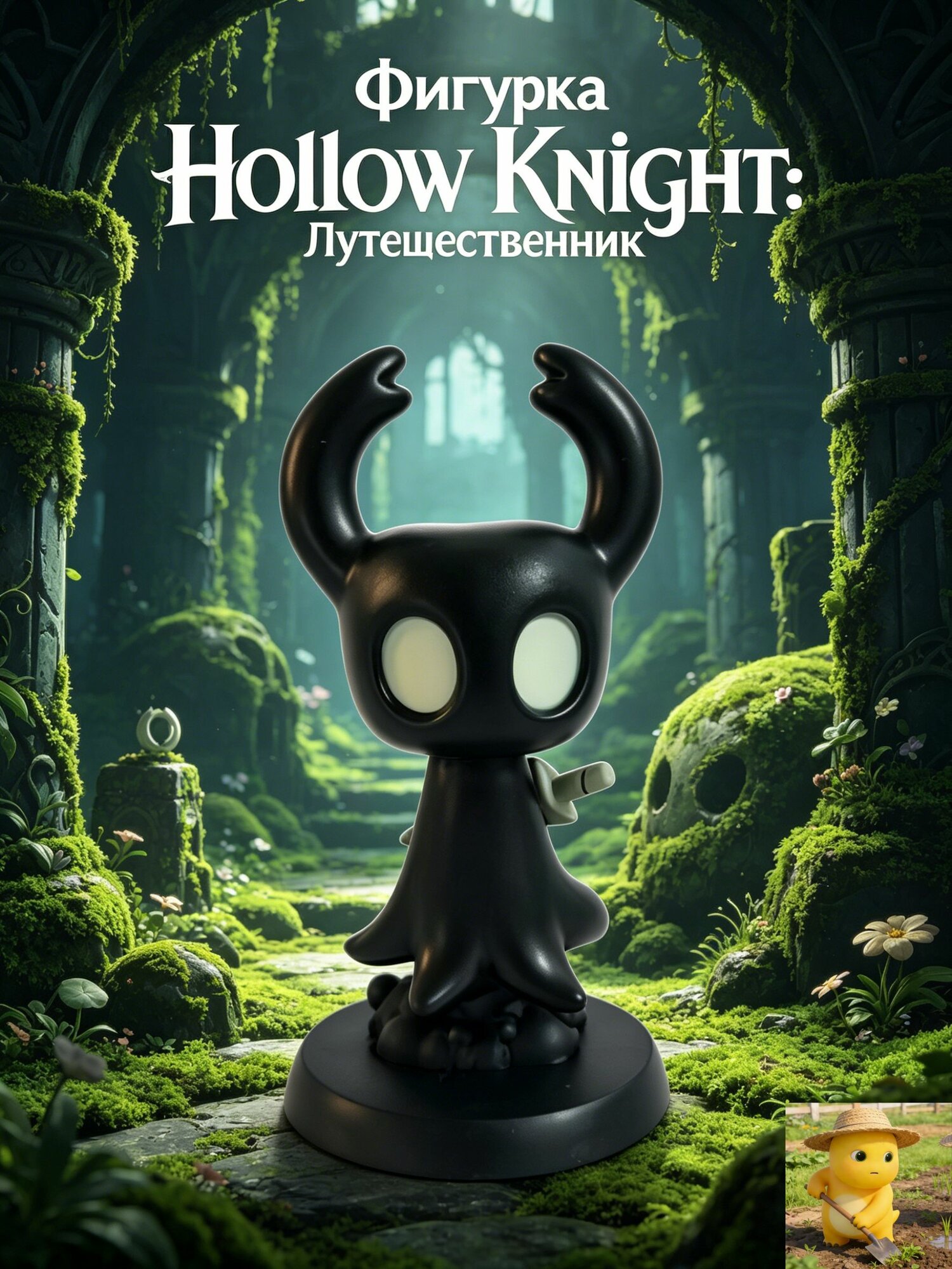 Фигурка Полый Рыцарь Тень Шейд / Hollow knight Shade (8см)