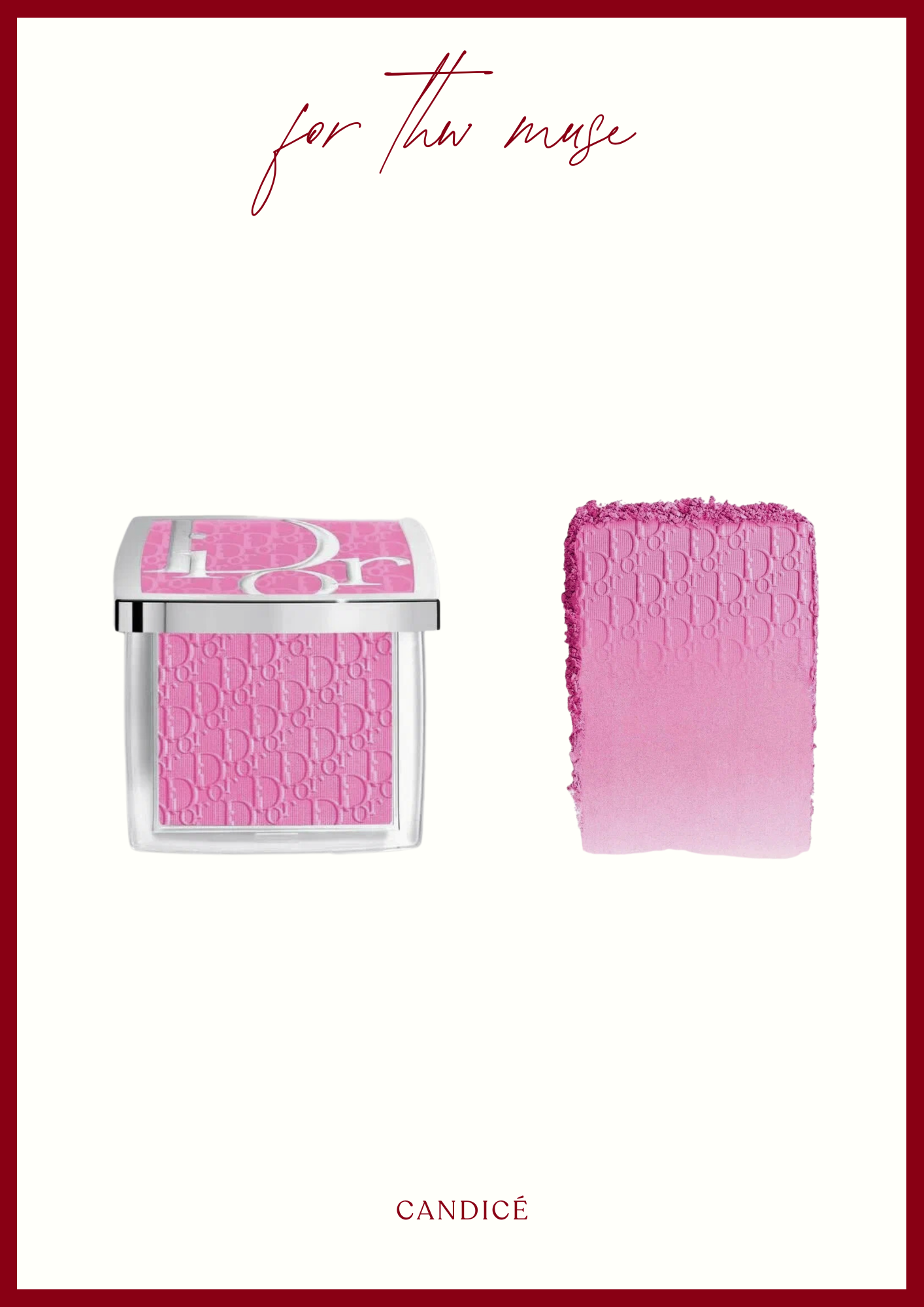 Пудровые румяна DIOR BACKSTAGE ROSY GLOW BLUSH, оттенок 001, 4,5 гр.