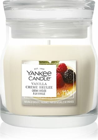 Свеча Yankee Candle Vanilla Cr me Br l e Signature, кремовый, 110 г