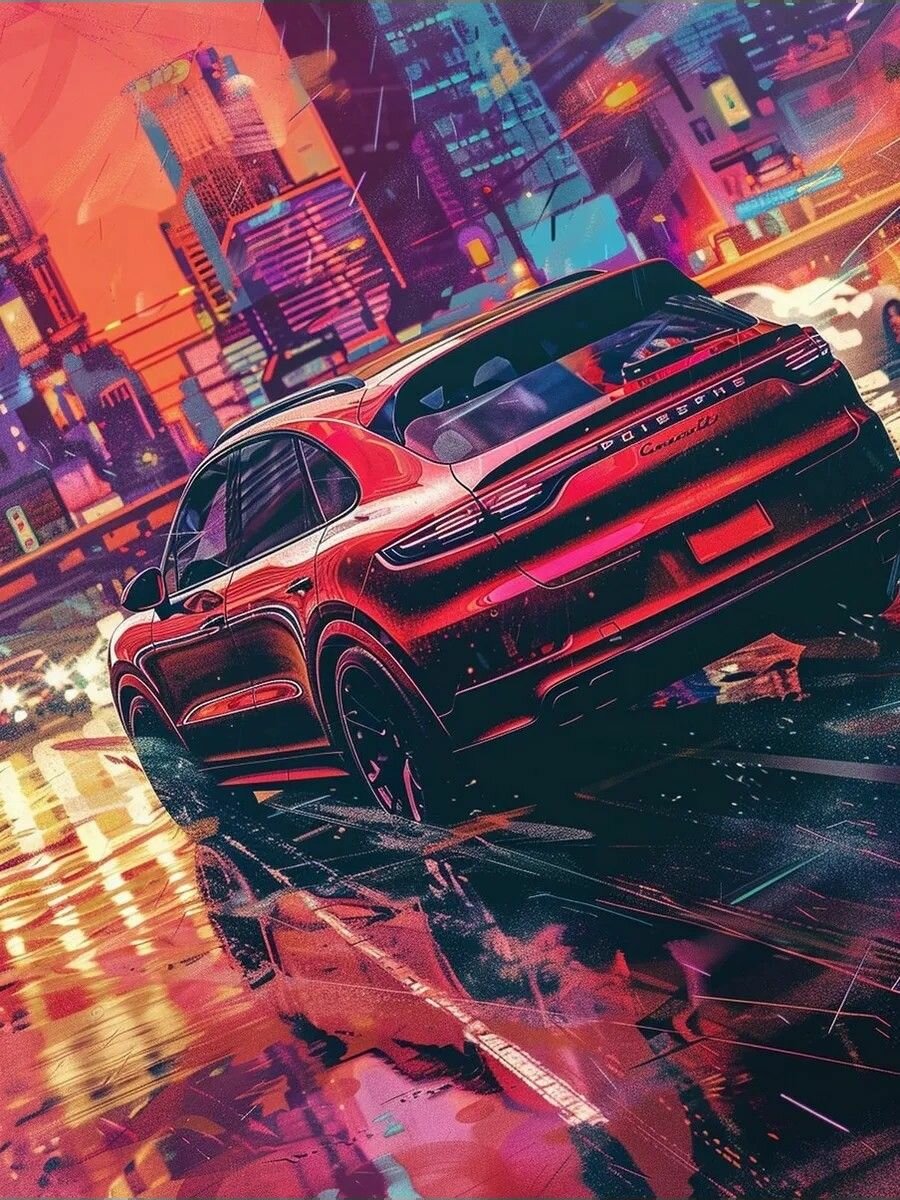 Постер(40х50 см). Авто - Porsche Cayenne
