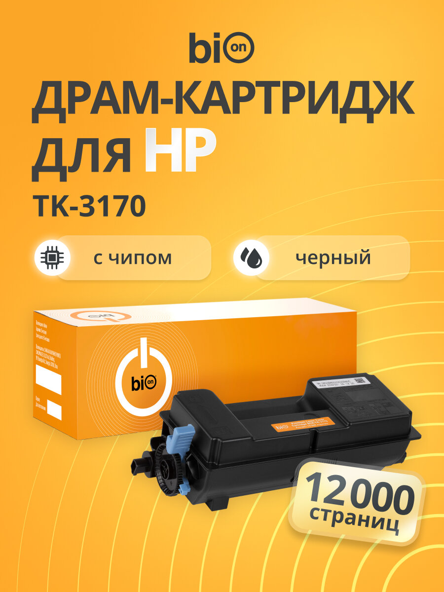 Картридж Bion BCR-TK-3170 для Kyocera Ecosys P3050dn/P3055dn/P3060dn Черный, 15500 страниц