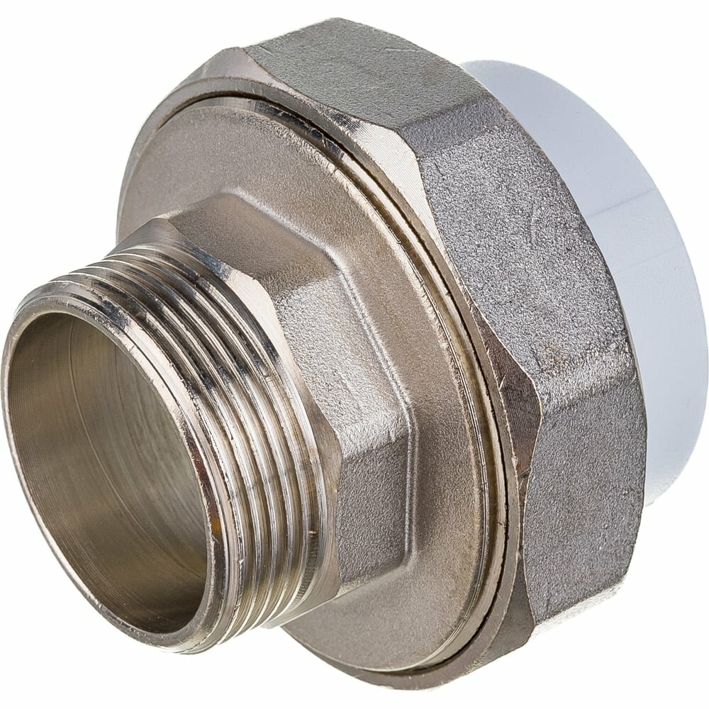 Комбинированная муфта VALFEX PP-R белая, разъем Дн50х1 1/2 НР 10156040 127-0230