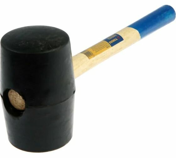 Киянка TUNDRA деревянная рукоятка, черная резина, 1120 г