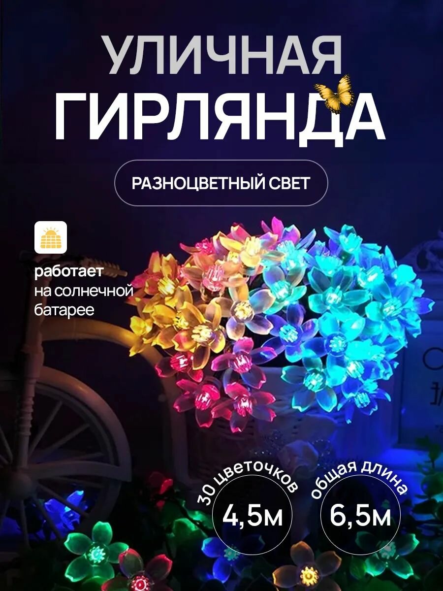 Электрогирлянда уличная Люминесцентная (энергосберегающая) — Электрогирлянда, 6.5, 2