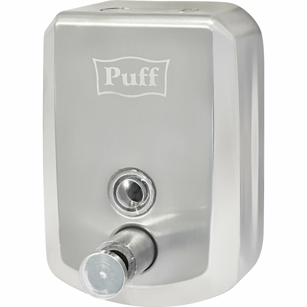 Дозатор для жидкого мыла Puff 8705 из нержавеющей стали, хром, 500 мл, с ключом 1402.137