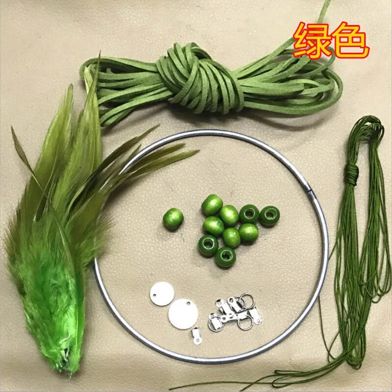 REGELIN Набор для создания ловца снов из металла Зеленый, green