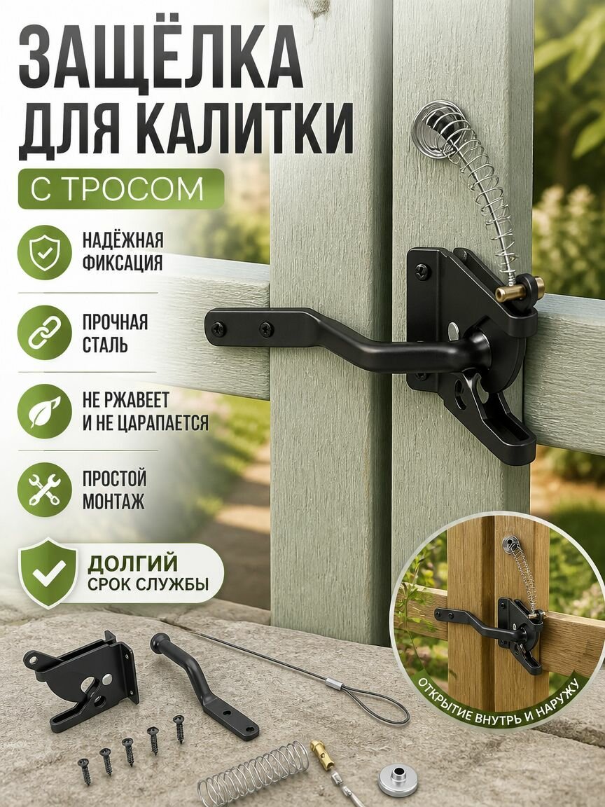 Дверной замок для забора