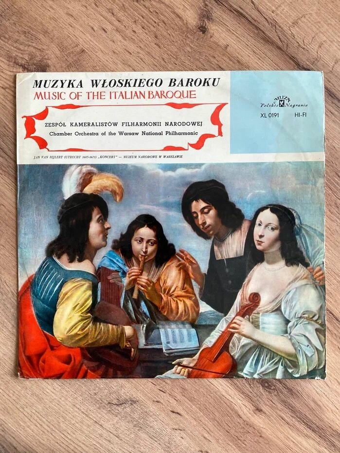 Виниловая пластинка Zespol Kameralistow Filharmonii Narodowej. Muzyka Wloskiego Baroku Music Of The Italian Baroque LP