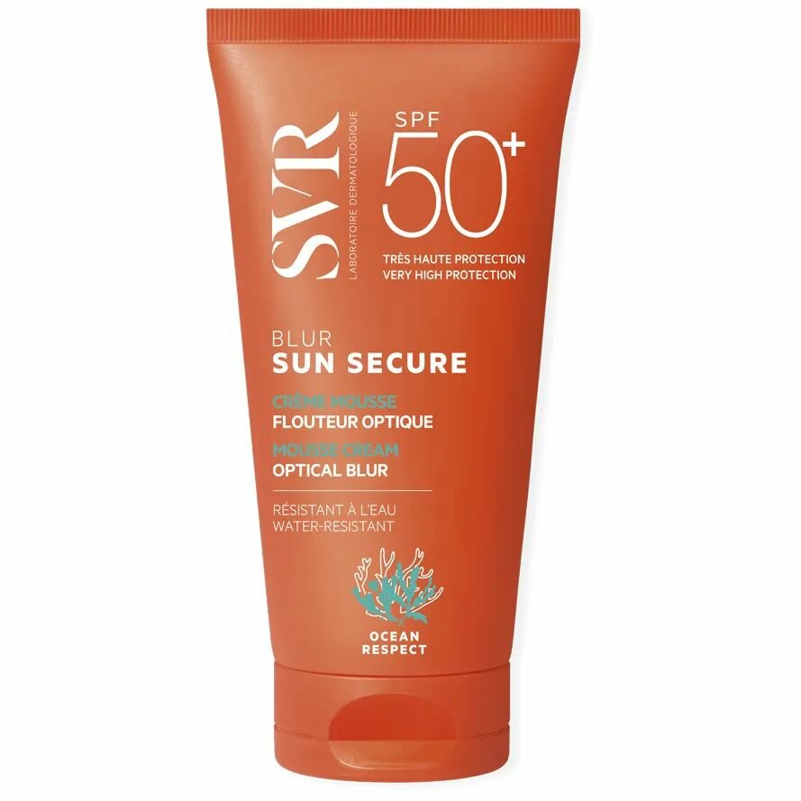 SVR безопасное солнце Крем-мусс с эффектом фотошопа SPF50 50мл