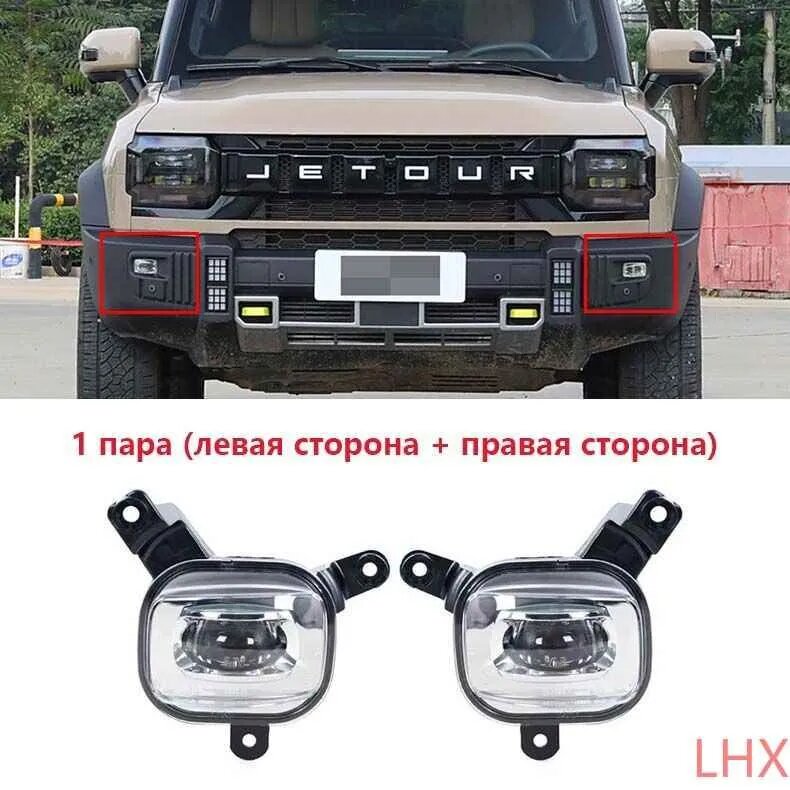 Фары автомобильные, Противотуманная фара, 2 шт, арт. Jetour Traveller T2 Front Fog Light