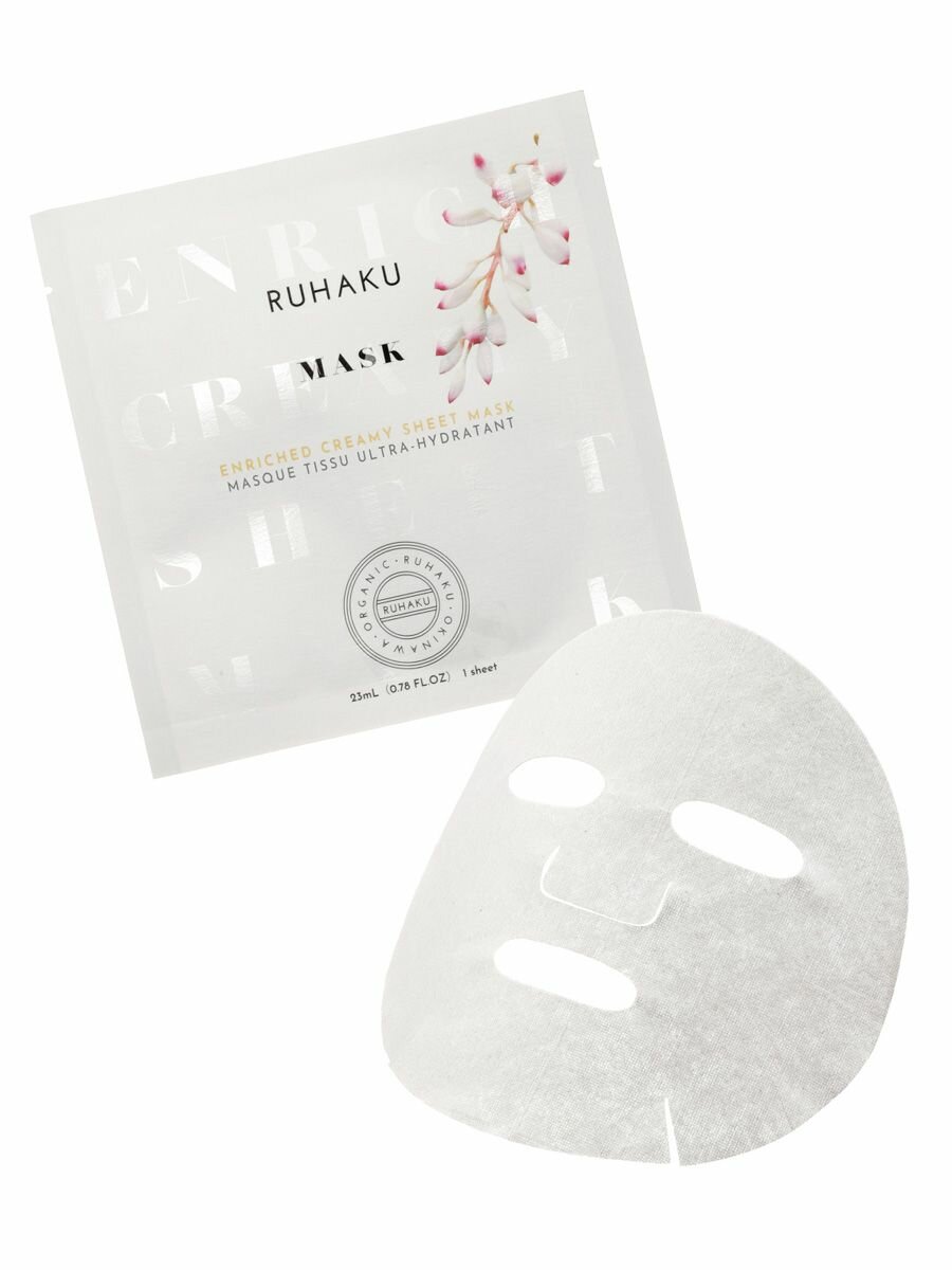 Тканевая питательная кремовая маска для лица Ruhaku Enriched Creamy Sheet Mask, 1 шт.