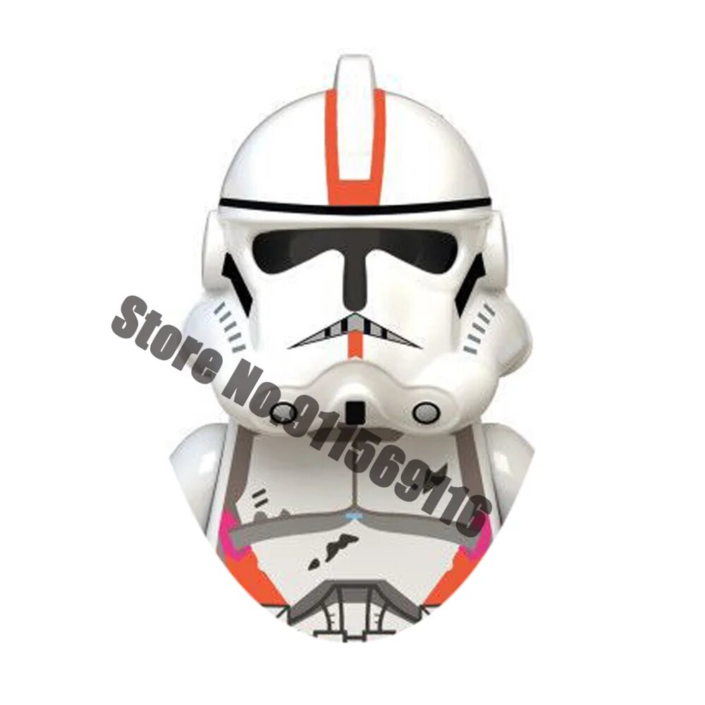 STAR WARS Лего Фигурки Клоны Белый, D-WM558