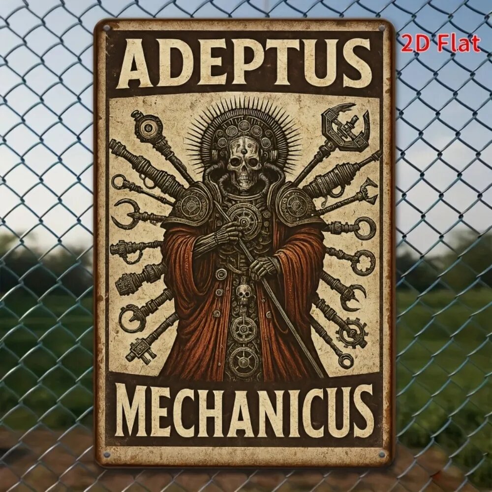 Металлическая картина Adeptus Mechanicus