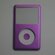 IPod Classic Purple with button