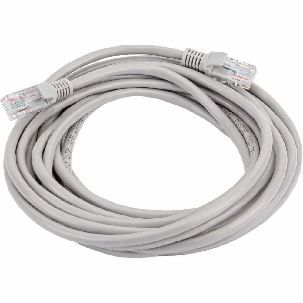 Патч-корд Ripo utp cat 5e, rj45, 5 м, серый 003-300025 — фото 1