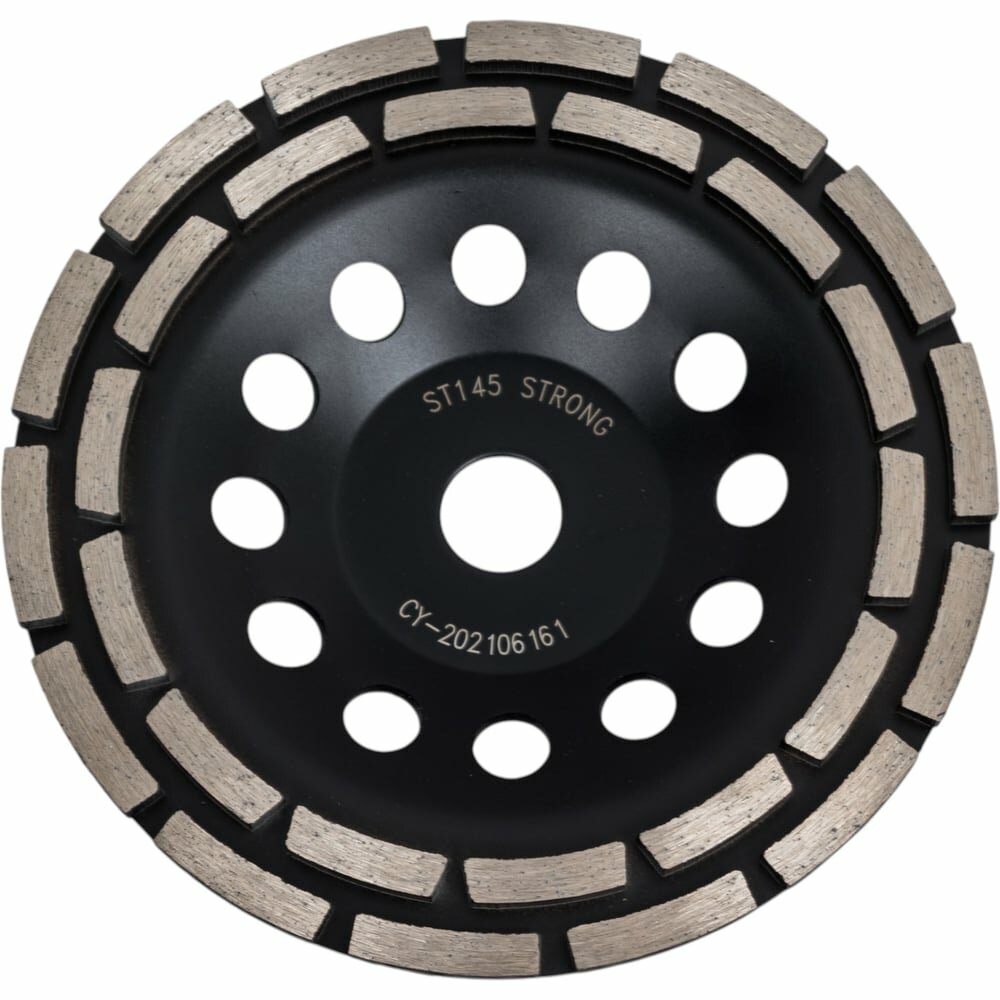 Алмазная чашка по бетону Strong стд-145 180 мм, SEGMENT, черная