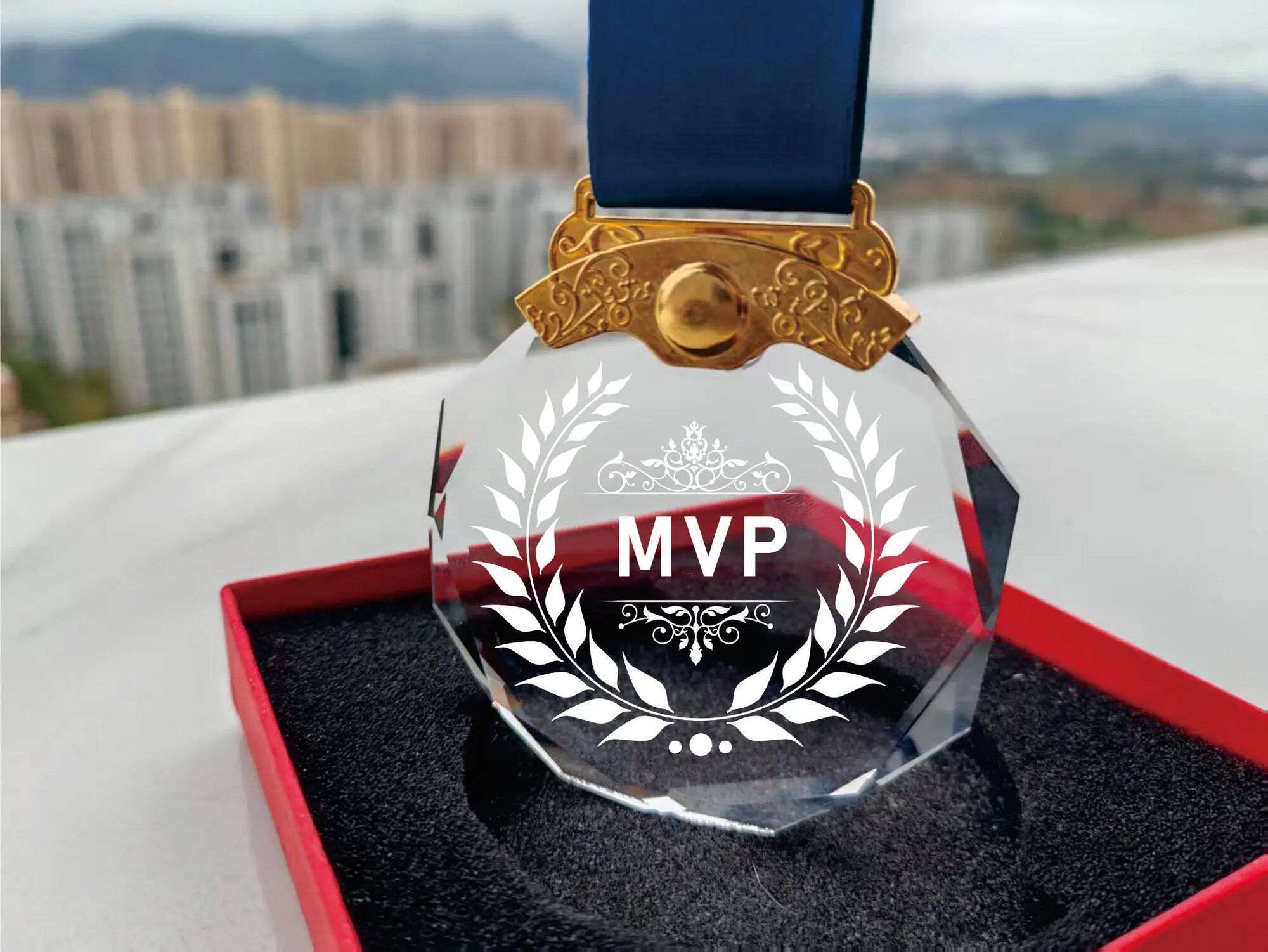 Хрустальные медали для награждения 1 2 3 место MVP