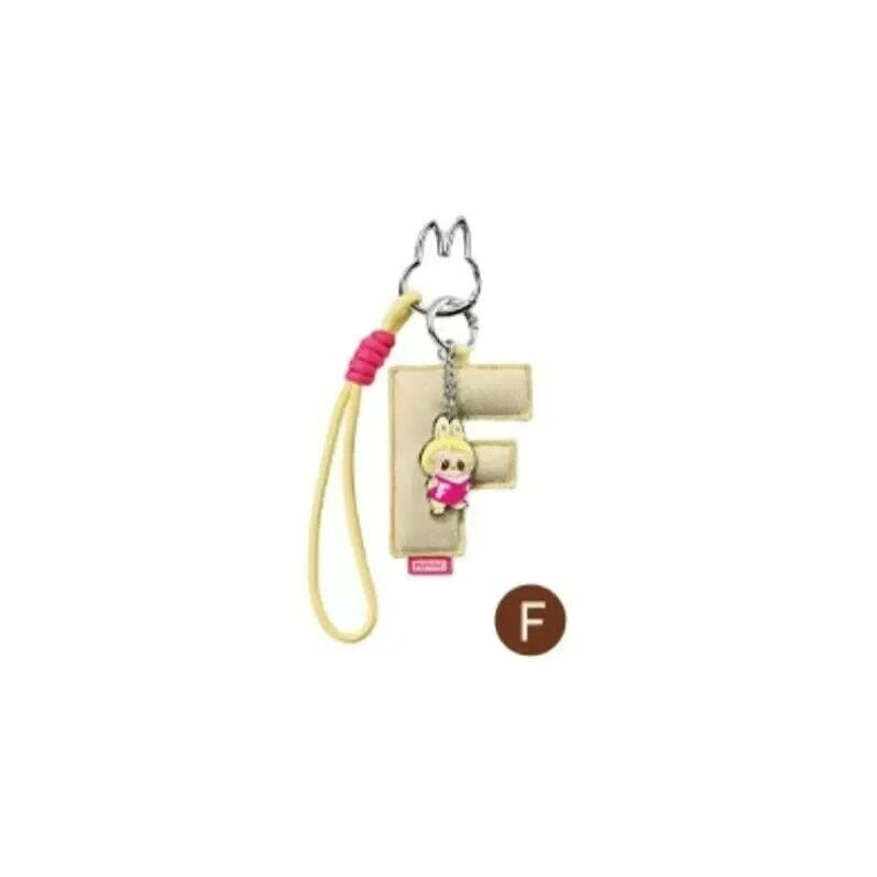 Брелок-игрушка Pop Mart Лабубу Pin For Love Letters значок "F" редкий