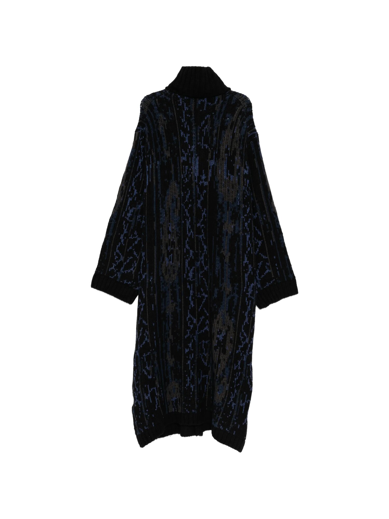 Пальто Yohji Yamamoto Patterned knit coat, размер 50 — фото 1