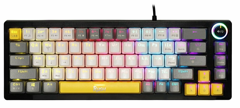 Клавиатура Smartbuy SBK314MG RUSH Z14 USB цветная игровая механическая