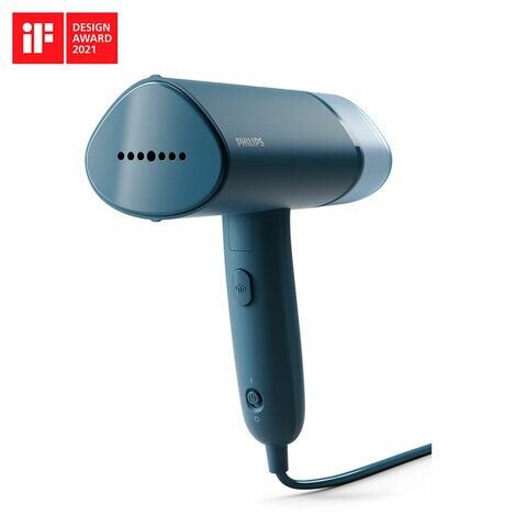 Отпариватель ручной PHILIPS 1000 Вт, 20 г/мин, резервуар 0,1 л, 1 режим, синий STH3000/20-4027/1