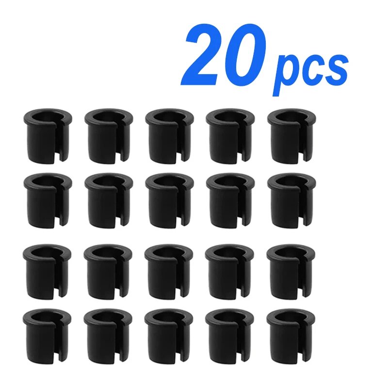 20шт Черные переходники Schrader-Presta
