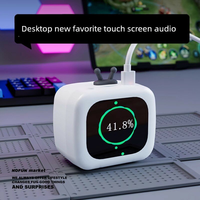Экран для отображения текстов песен, Bluetooth-колонка с сенсорным экраном, телевизионный динамик, креативный умный