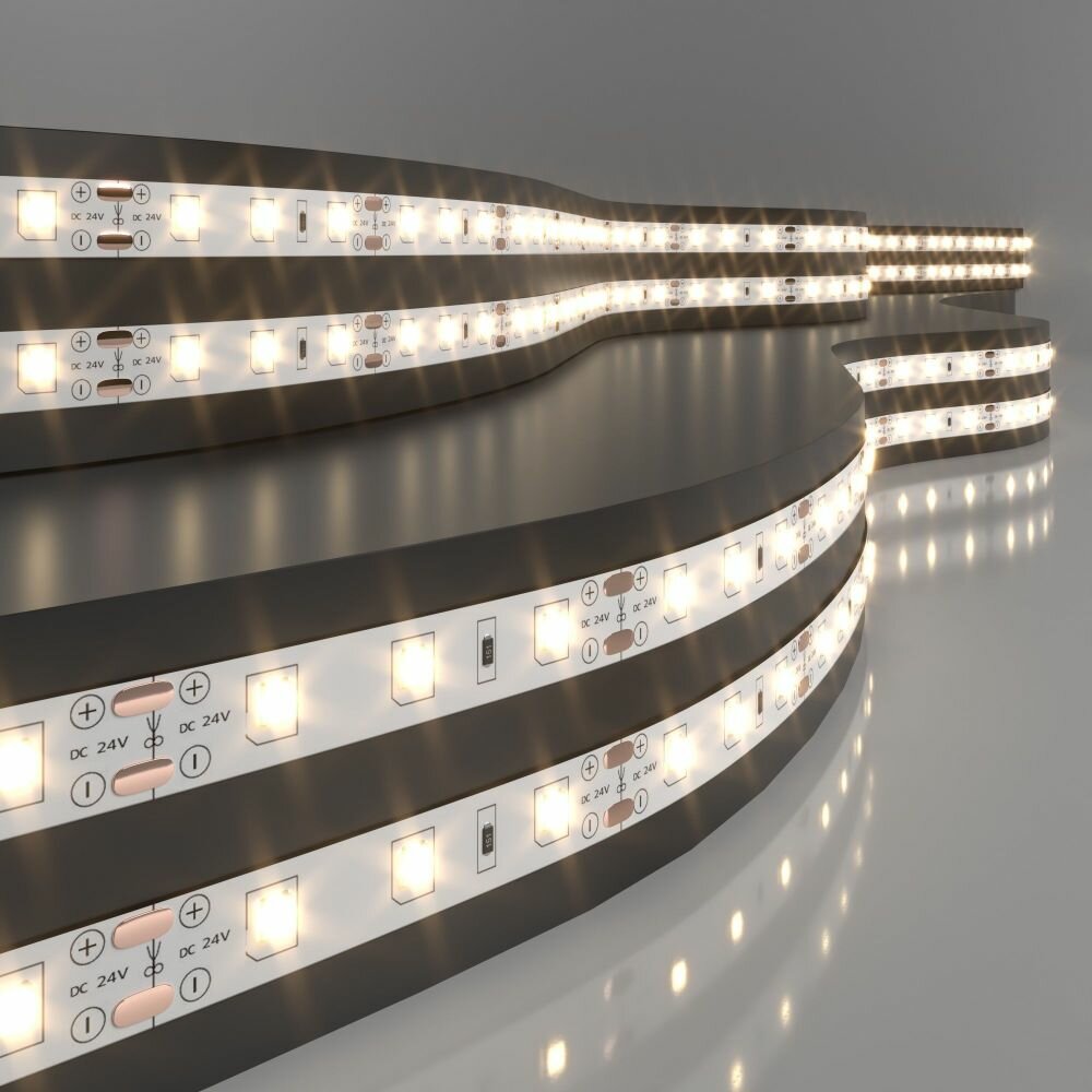 Elektrostandard 2835 24V 60Led 4,8W IP20 / Лента светодиодная 60Led 4,8W IP20 3300K тёплый белый Электростандард.