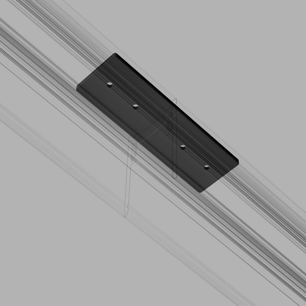Elektrostandard Slim Magnetic Соединительная планка широкая для шинопровода 85088/00 Электростандард.