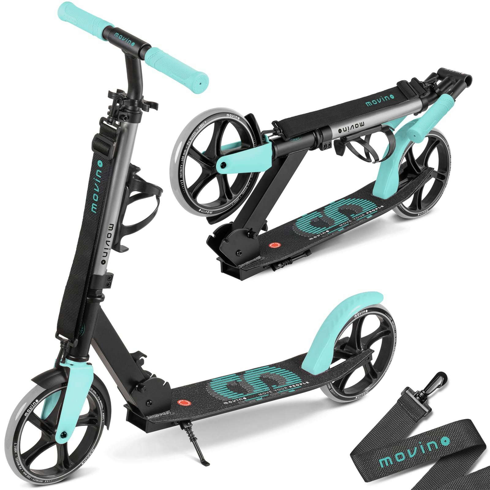 DECATHLON самокат Decathlon Movino Infinity, mint