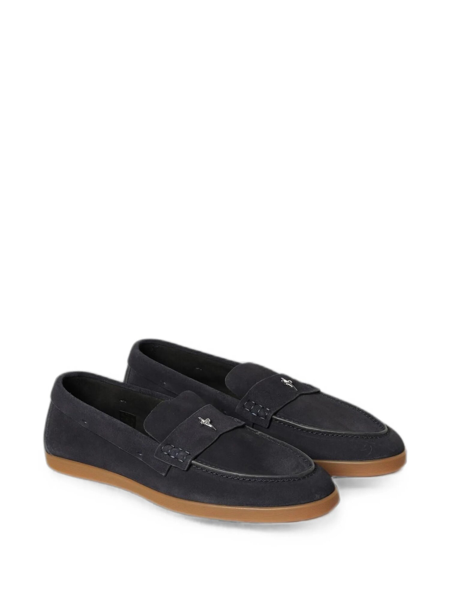 Лоферы Cesare Paciotti Suede logo-plaque loafers, размер 44 — фото 1