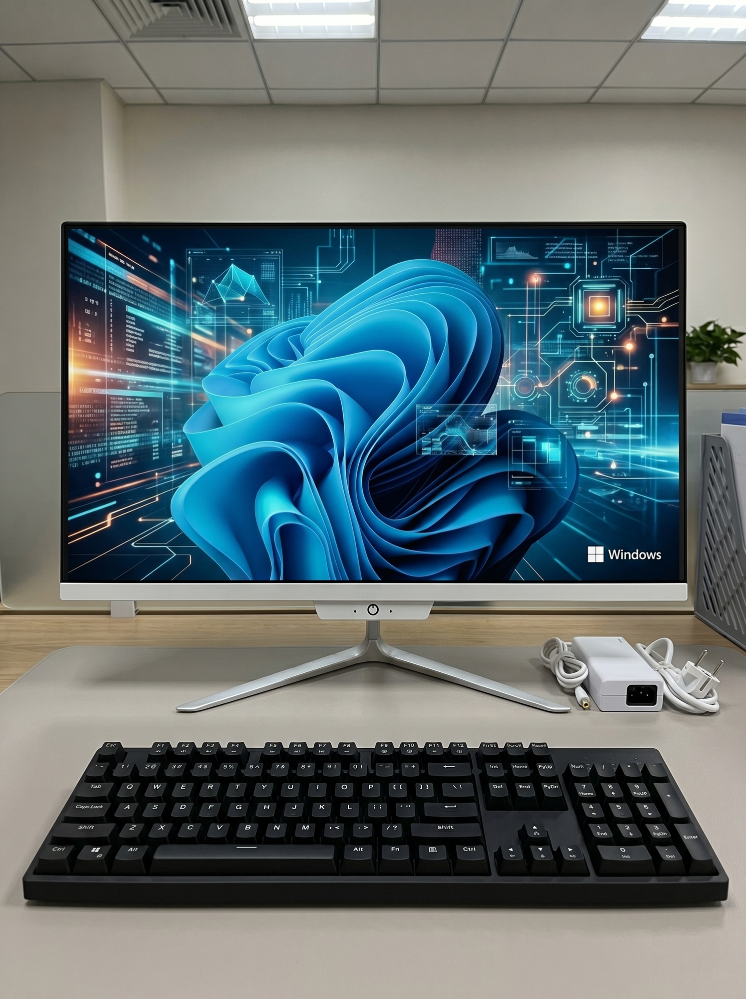 Монобло 27", Intel Core i7 Windows 10 pro, SSD 256ГБ, RAM 16ГБ, Wi-Fi/Bluetooth, белый Русская раскладка
