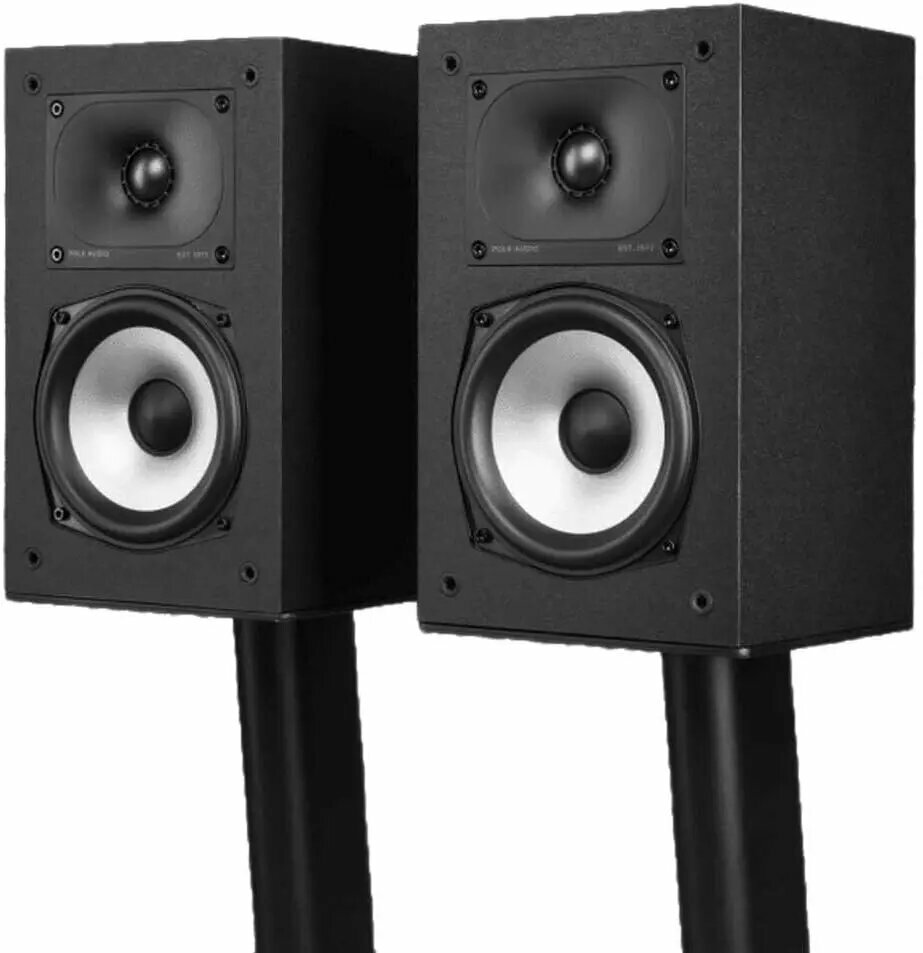 Акустические системы полки с сертификацией Hi-Res Audio, совместимые с Dolby Atmos и DTS: X, с 1-дюймовым твитером и 5,25-дюймовым ультра低音овым динамиком в цвете «Синяя ночь»
