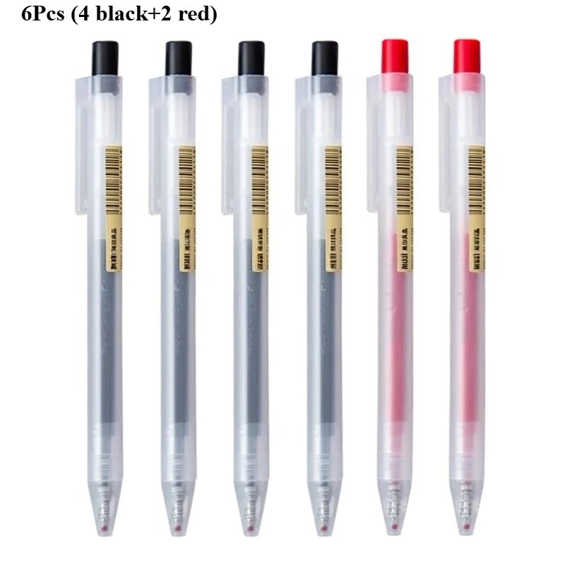 Гелевая ручка MUJI 0,5 мм 6Pcs A