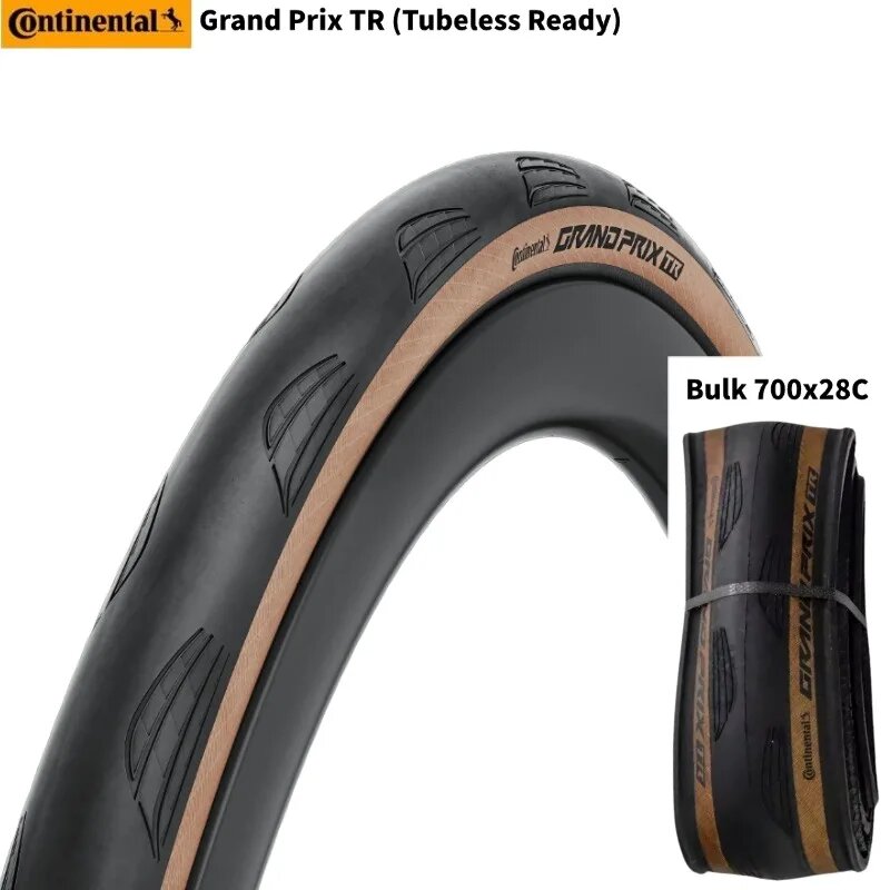 Continental Grand Prix TR шина 700x25C/28C/30C/32C Коричневый, Brown 700x28C OEM