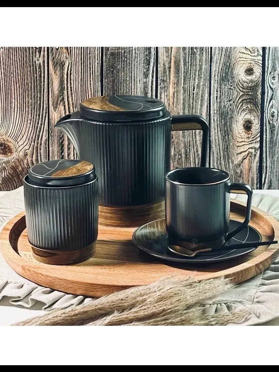 Чайный сервиз 16пр. 250 мл WOOD