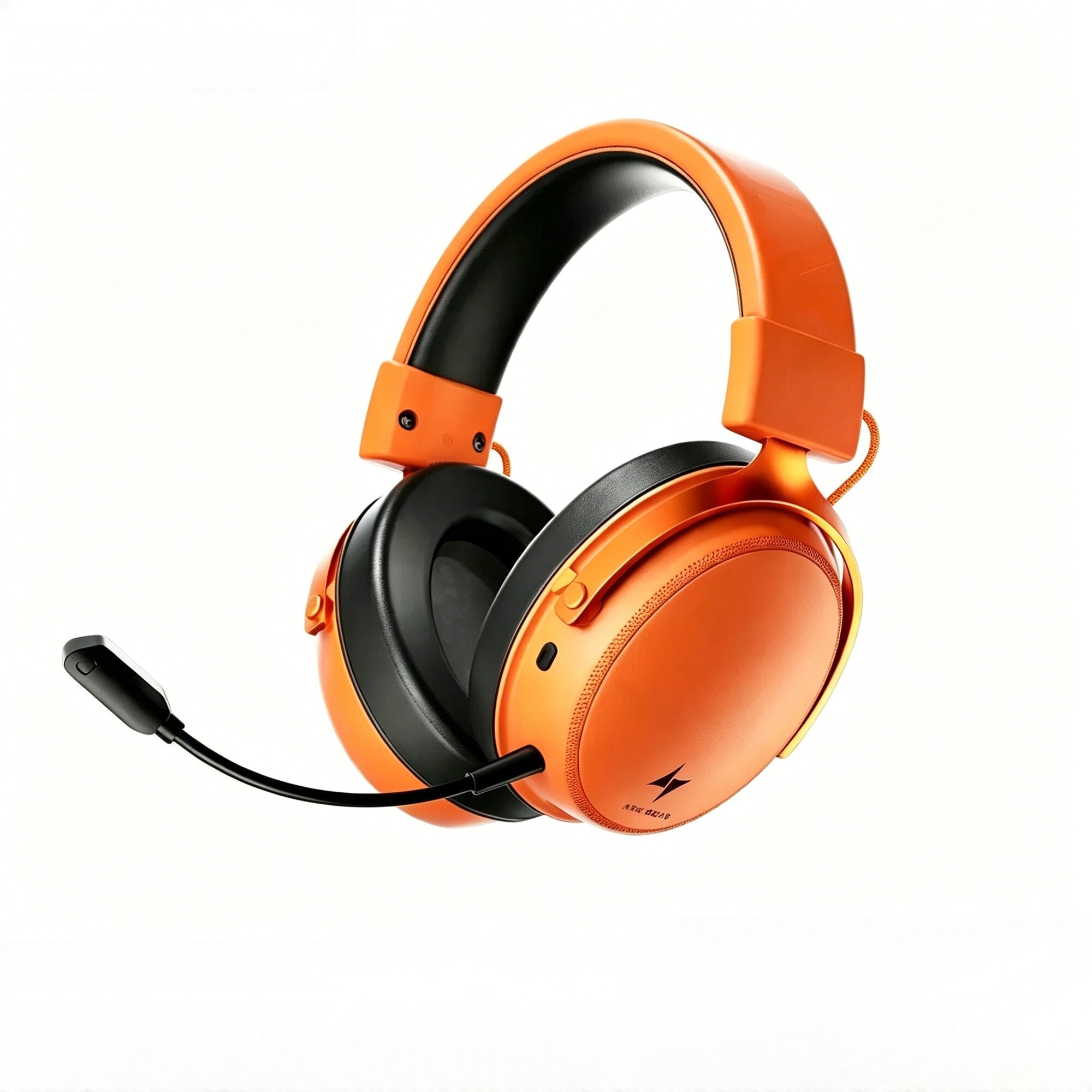 Наушники беспроводныеATKGEAR с микрофоном N9 ultra, Bluetooth, USB Type-C, оранжевый