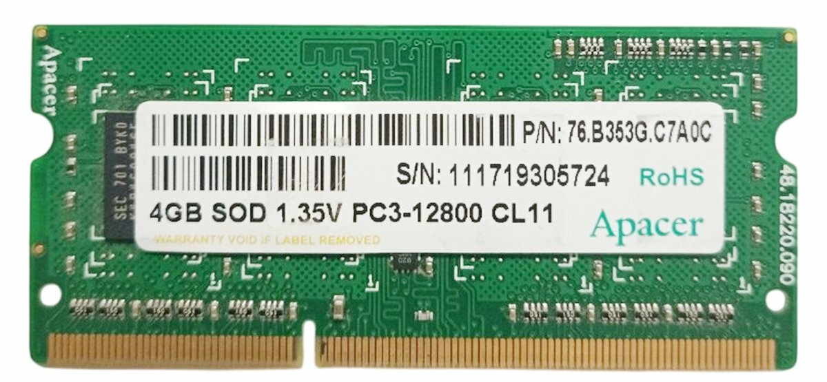 Оперативная память Apacer DDRIII 4Gb 76. B353G. C7A0C